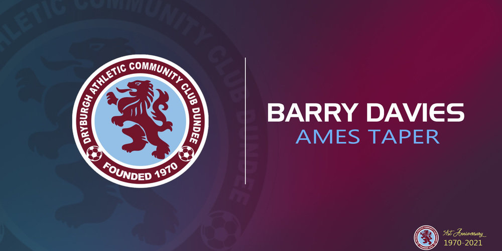 New Club Partnership - Barry Davies Ames Taper | My Club Hub